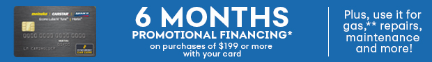 6 months promotional financing* on purchases of $199 or more with your ...